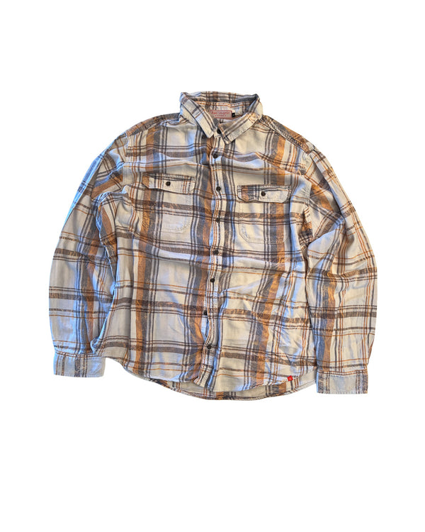 The Vintage Long-Sleeve Flannel | Laughlin Mercantile – LAUGHLIN MERCANTILE